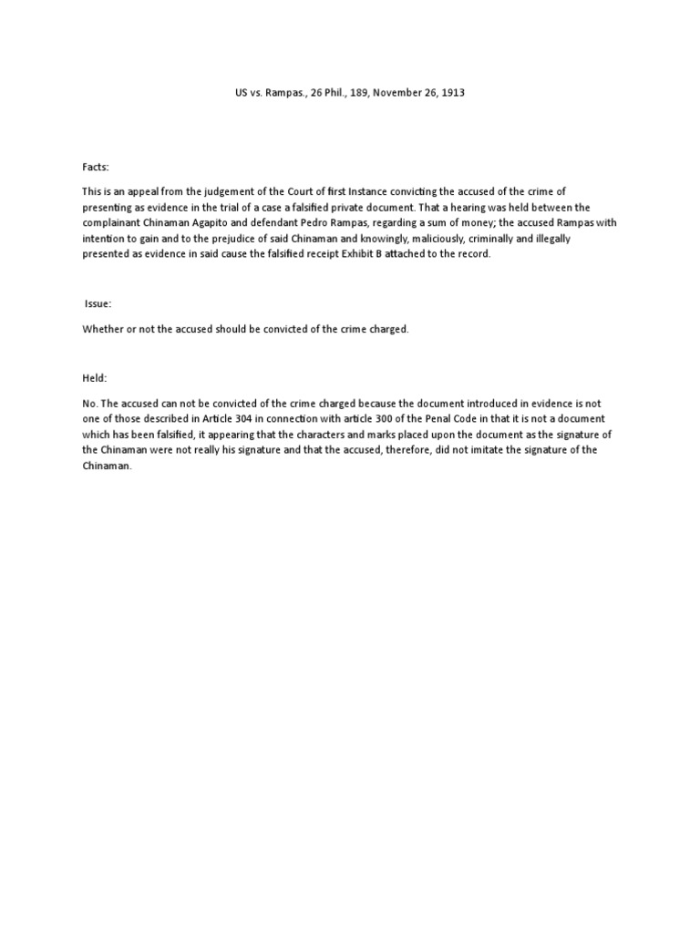 Presenting a Document with a Forged Signature as Evidence Does Not ...