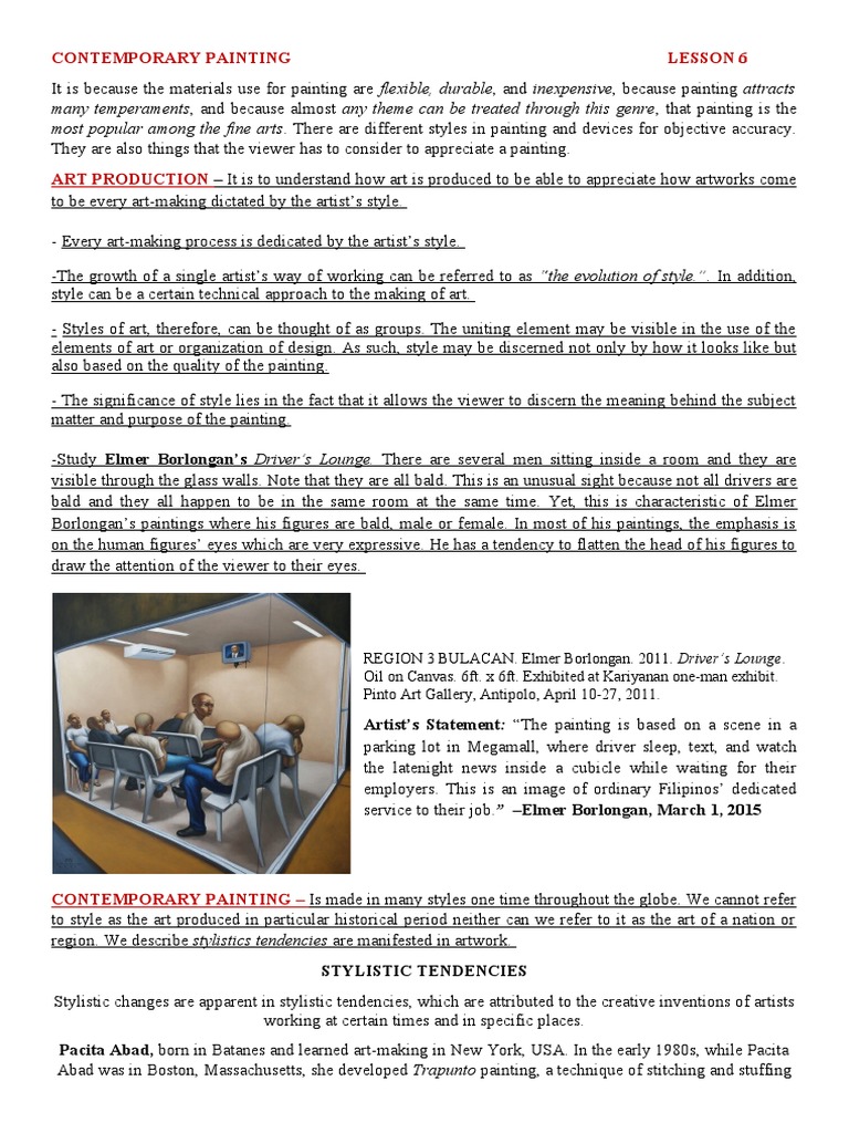 CPAR Reviewer | PDF | Paintings | Composition (Visual Arts)