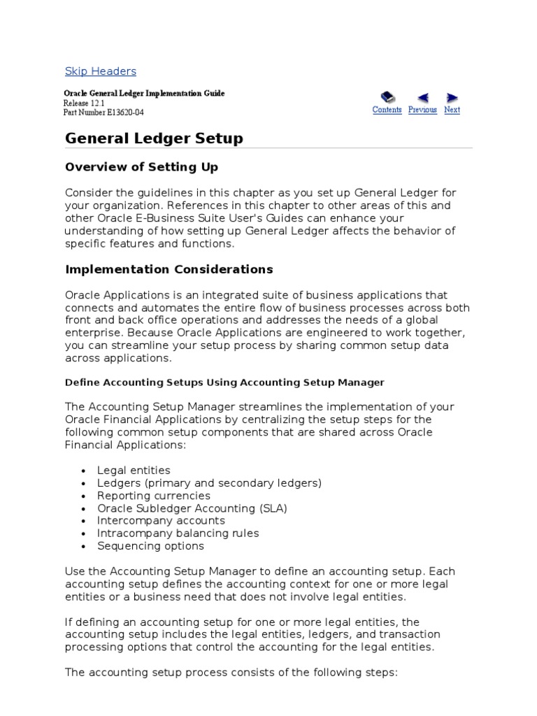 Oracle Gl Pdf Oracle Database Consolidation Business