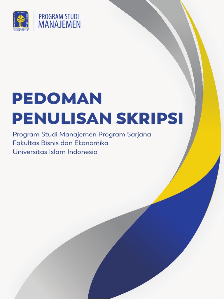 Pedoman Skripsi | PDF