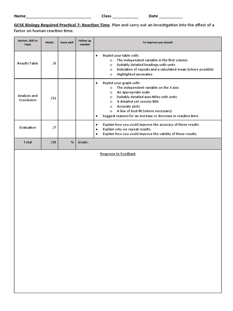 Improving Human Reaction Time Experiment | PDF | Mental Chronometry ...