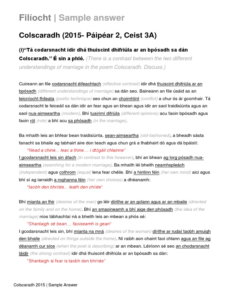 Colscaradh 2015 | PDF