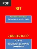 RIT y Comando de Incidentes en Bomberos | PDF | Logística | Bombero