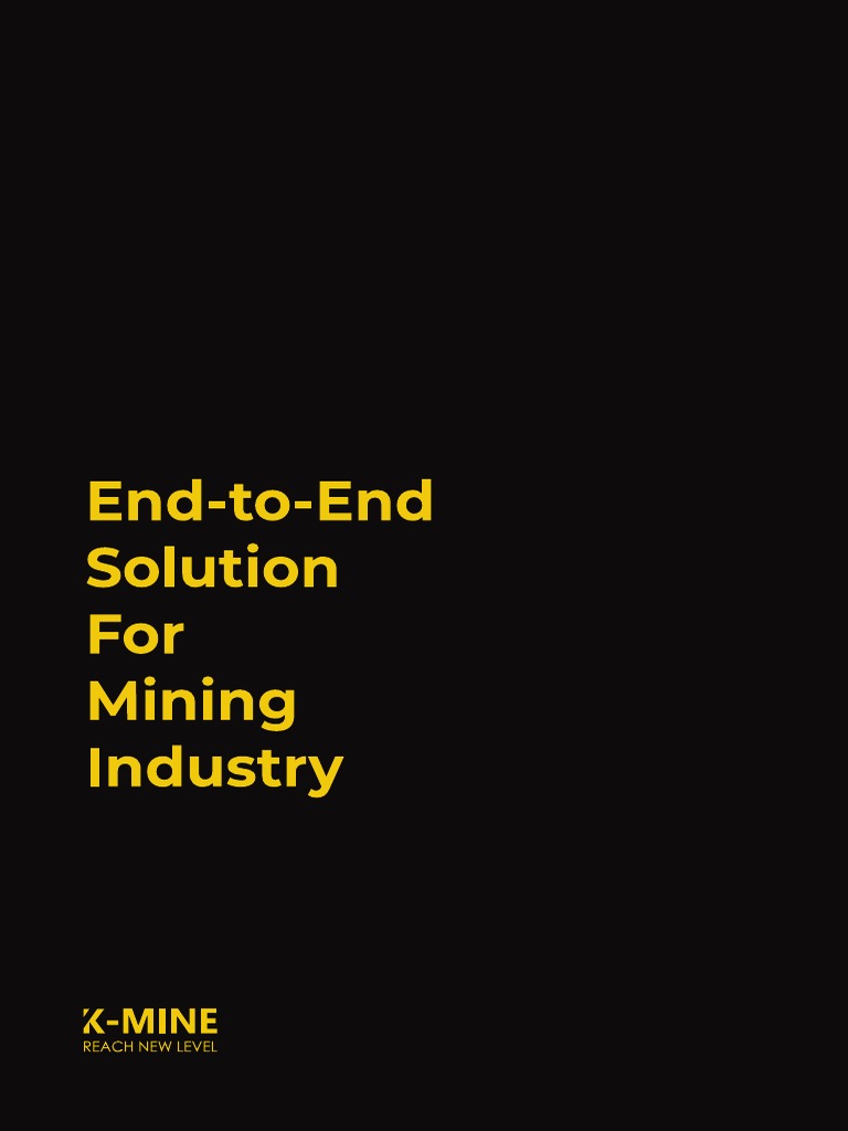 K MINE Brochure 2023 EN | PDF | Mining | Geology