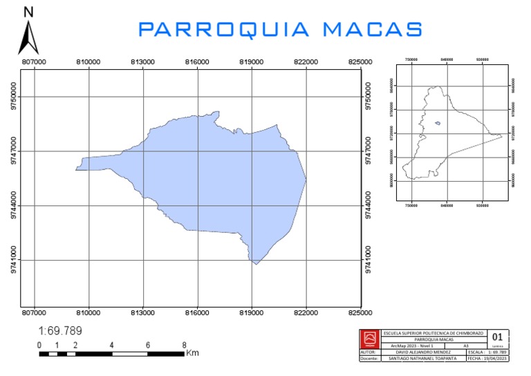 Mapa de la Parroquia Macas | PDF