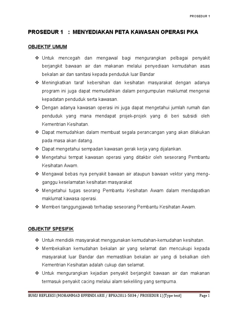 Prosedur Bakas 1 | PDF