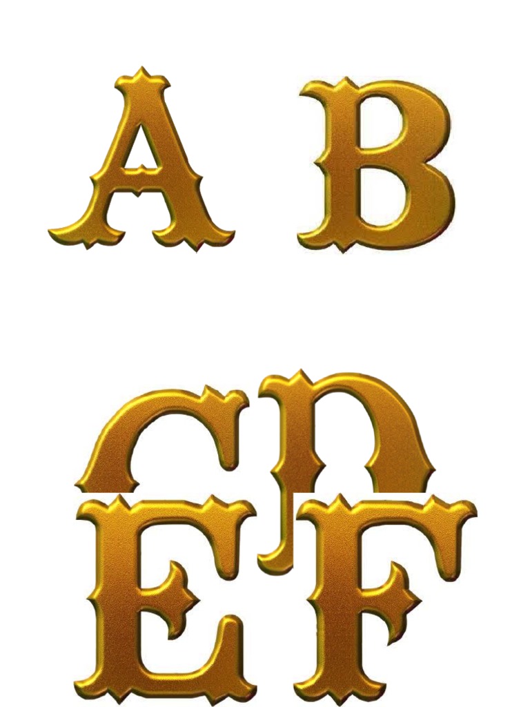 Letras Doradas | PDF