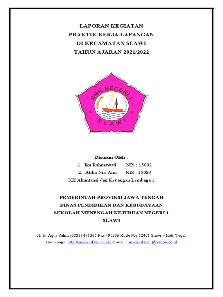 LAPORAN KEGIATAN PKL-3 | PDF