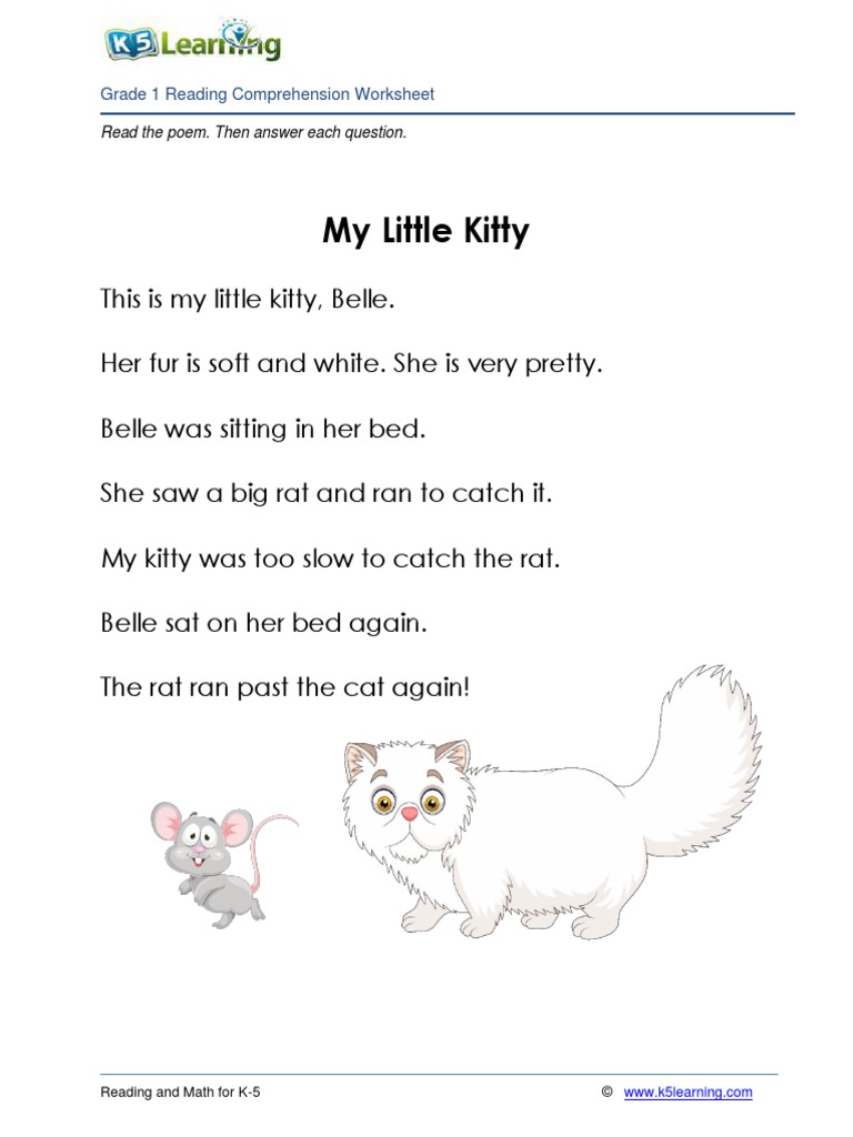 Grade 1 Story Kitty | PDF