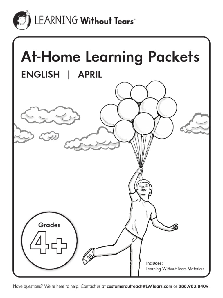 At-Home Packet APRIL 4+ English | PDF