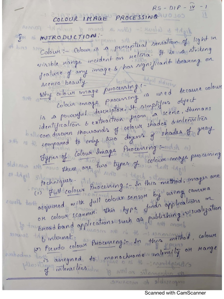 Dip Unit-3 Part-1 | PDF