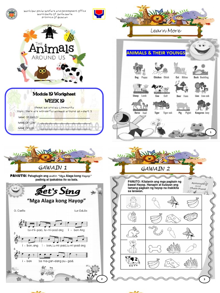 Week 19 Animals Around Us Part 2 | PDF