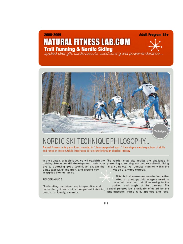 Nordic Ski Technique Philosophy... : Trail Running & Nordic Skiing ...