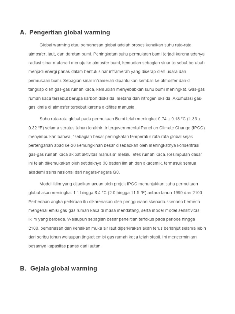 global warming. | PDF