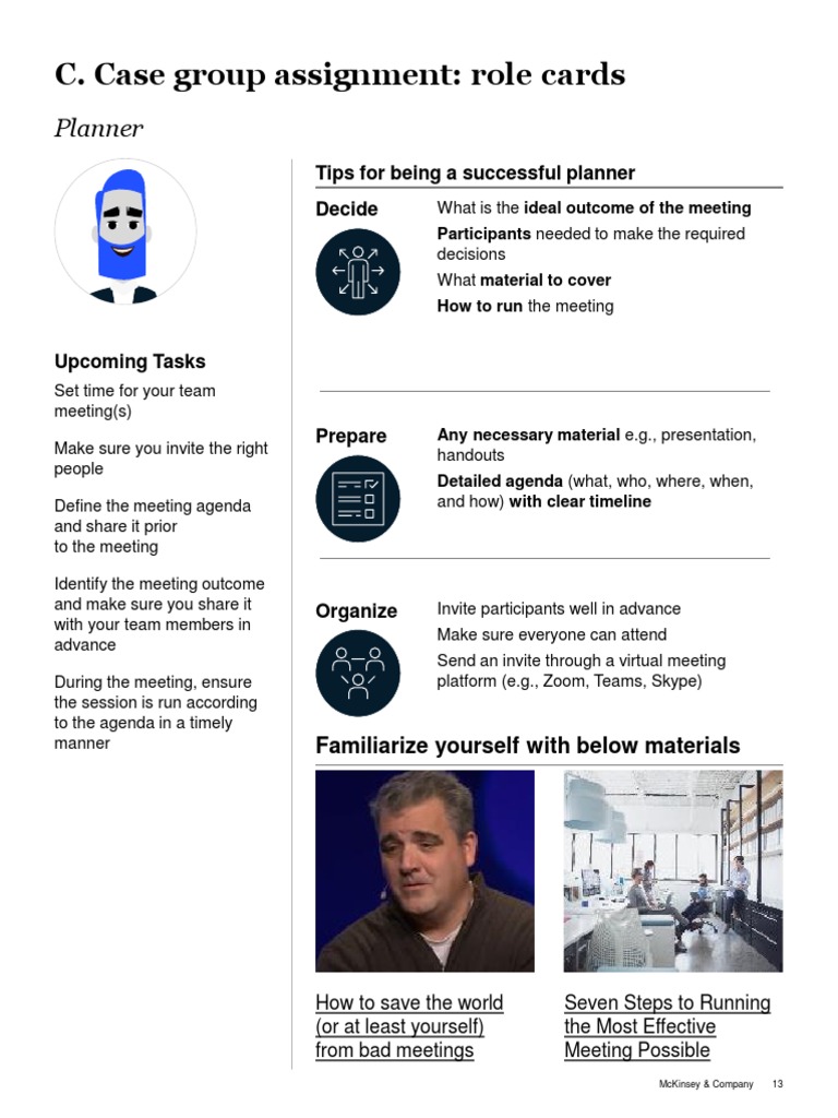 Role Cards - Group Case Assignment | PDF | Cognitive Science | Cognition