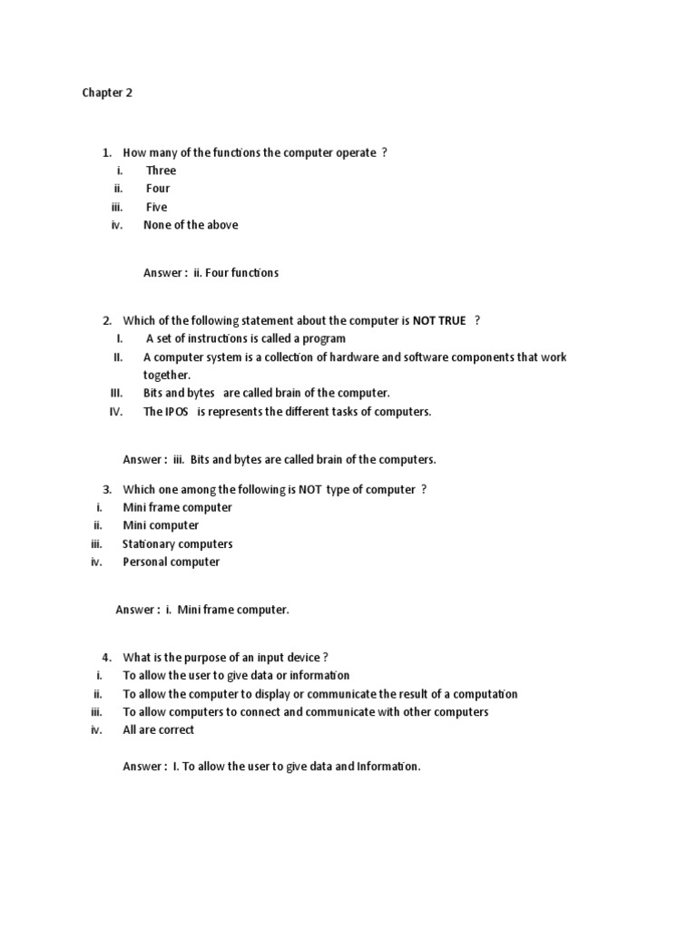 Chapter 2 Pdf Input Output Computer Monitor