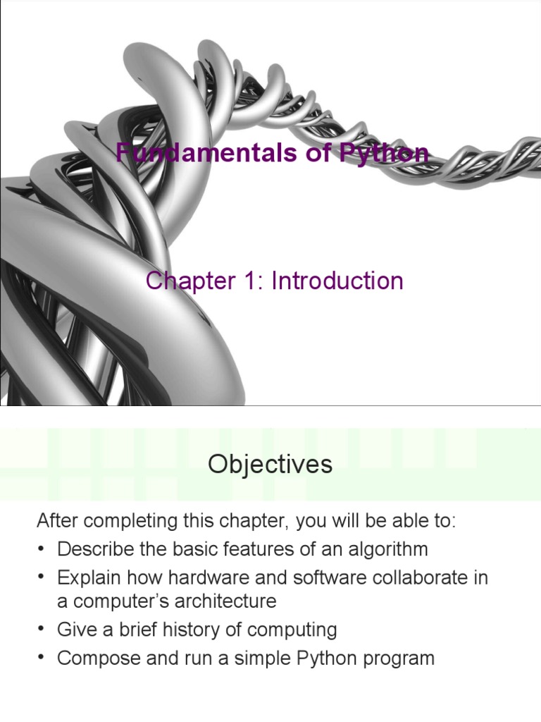 Python Ch1 | Download Free PDF | Programming | Computer Program Python Ch1 | Download Free PDF | Programming | Computer Program