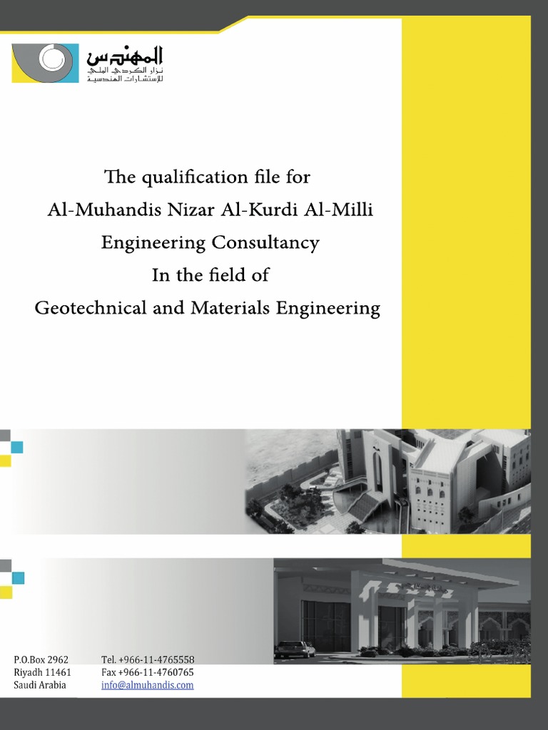E Qualification File For Al-Muhandis Nizar Al-Kurdi Al-Milli ...