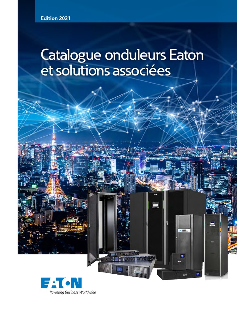 Catalogue Onduleurs Eaton Et Solutions Associees | PDF | USB | Onduleur