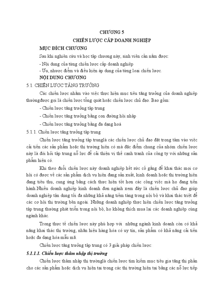 Chuong5 - Chien Luoc Cap DN | PDF