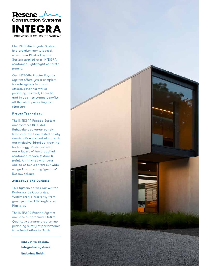 Integra Facade Brochure | PDF | Concrete | Masonry