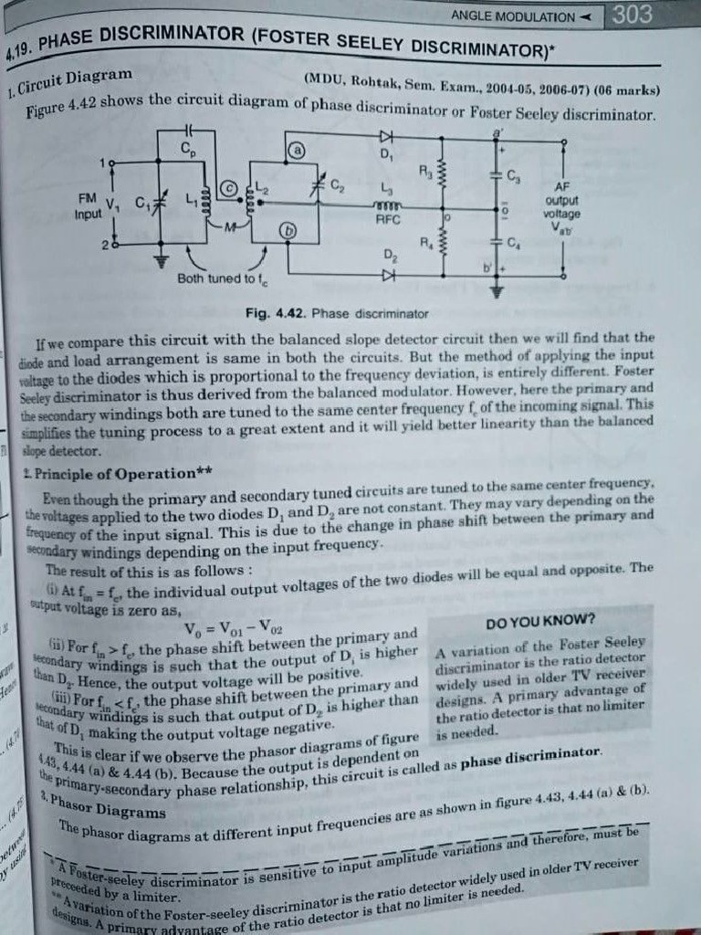 Foster Seeley Discriminator | PDF