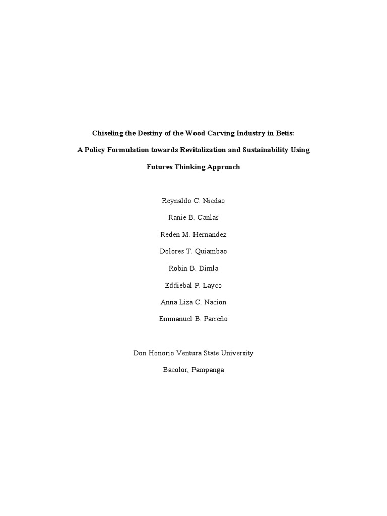 Untitled | Download Free PDF | Wood Carving | Scenario Planning
