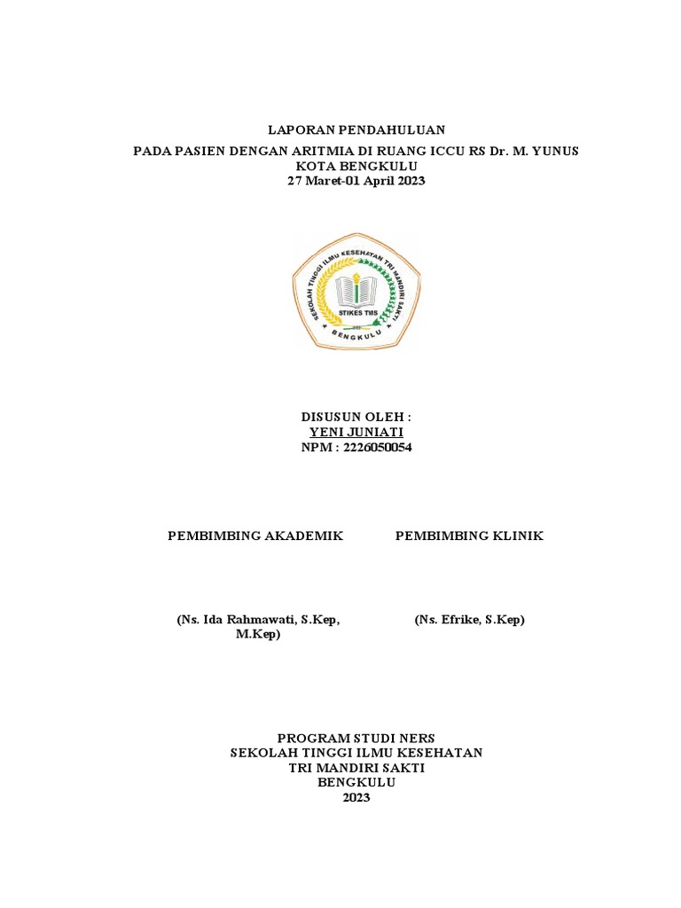 LP Aritmia Yeni (Iccu) | PDF