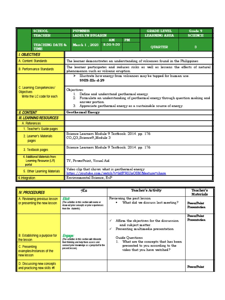 Geothermal Energy Day 2 LP | PDF | Learning | Geothermal Energy