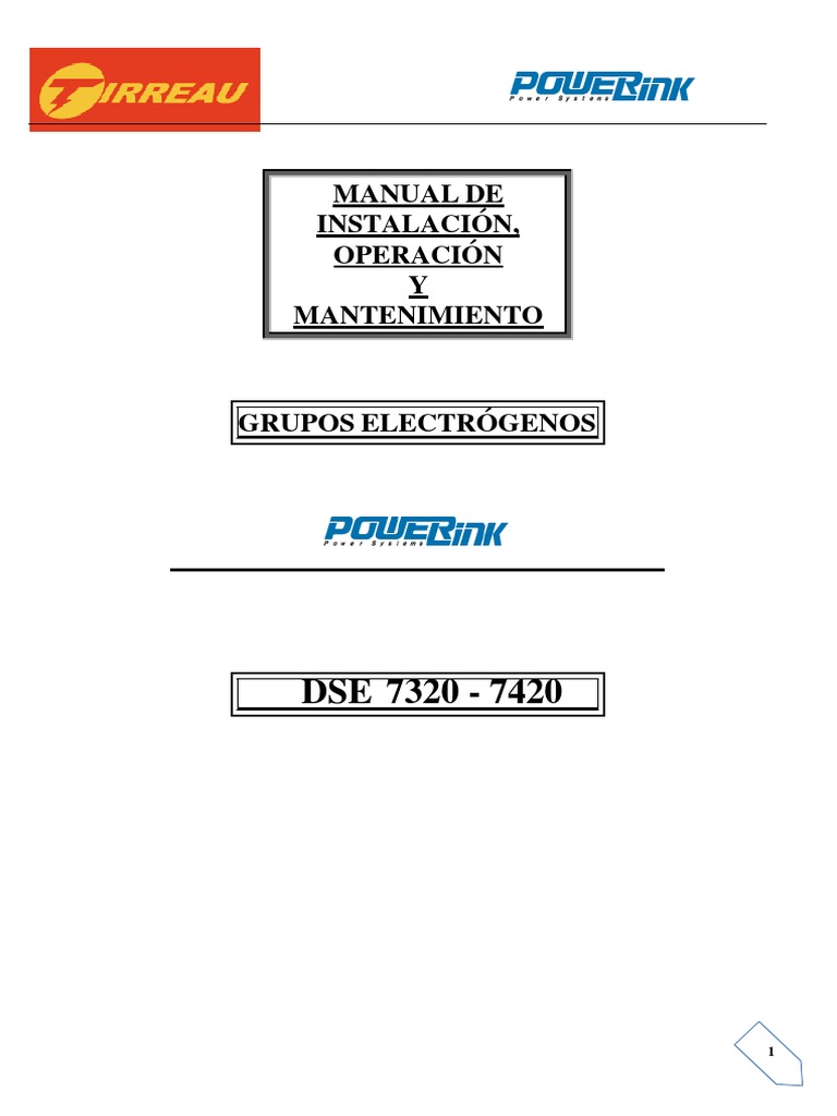 Manual Operacion Deep Sea 7320-7420 | PDF | Generador eléctrico ...
