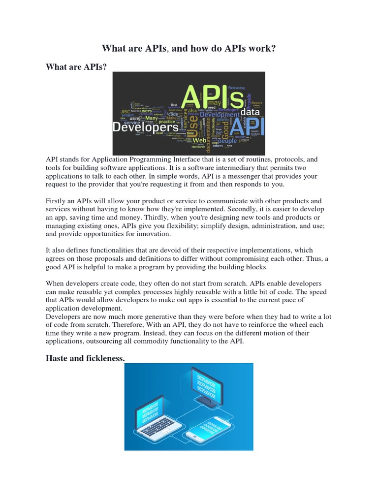 What Are Apis | PDF | Application Software | Computing