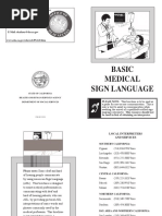 Basic BSL Signs | PDF | Hand | Sign Language