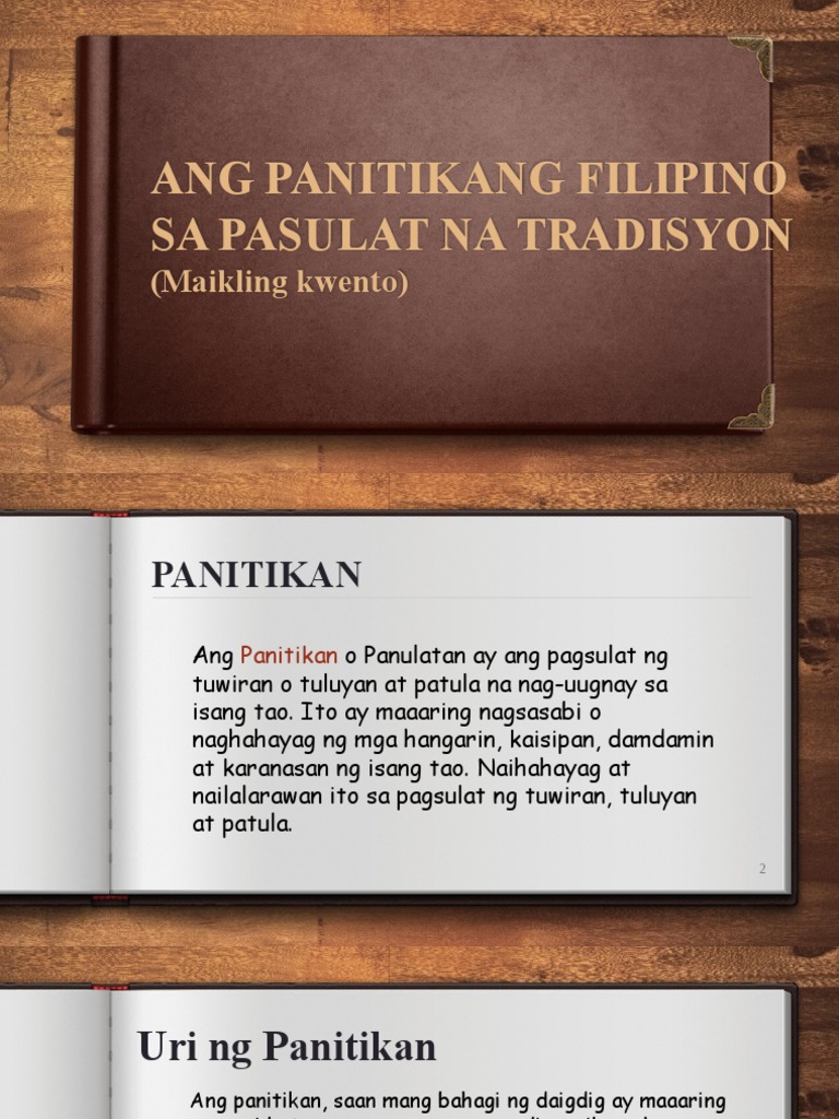 Panitikang Filipino Group 5 | PDF