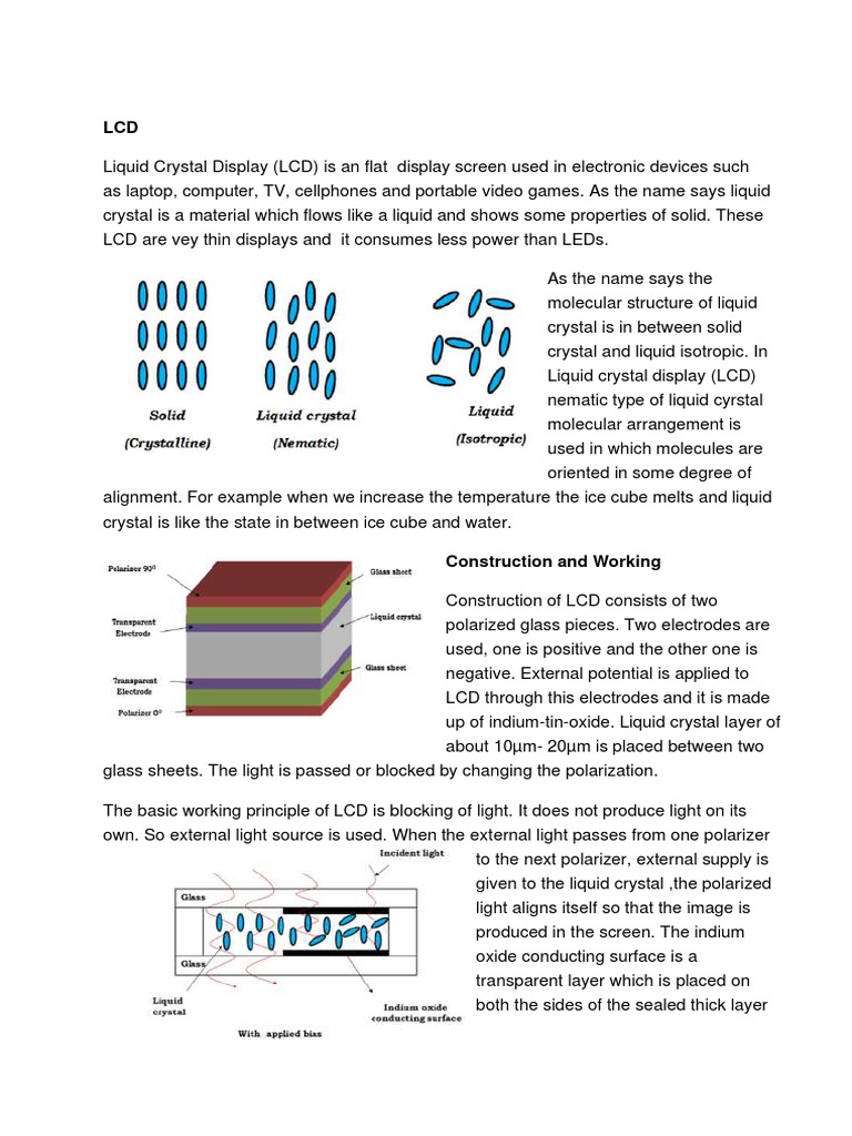 LCD | PDF | Charge Coupled Device | Transistor