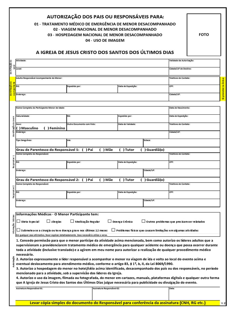 Autorização - Fsy 2023 | PDF Autorização - Fsy 2023 | PDF