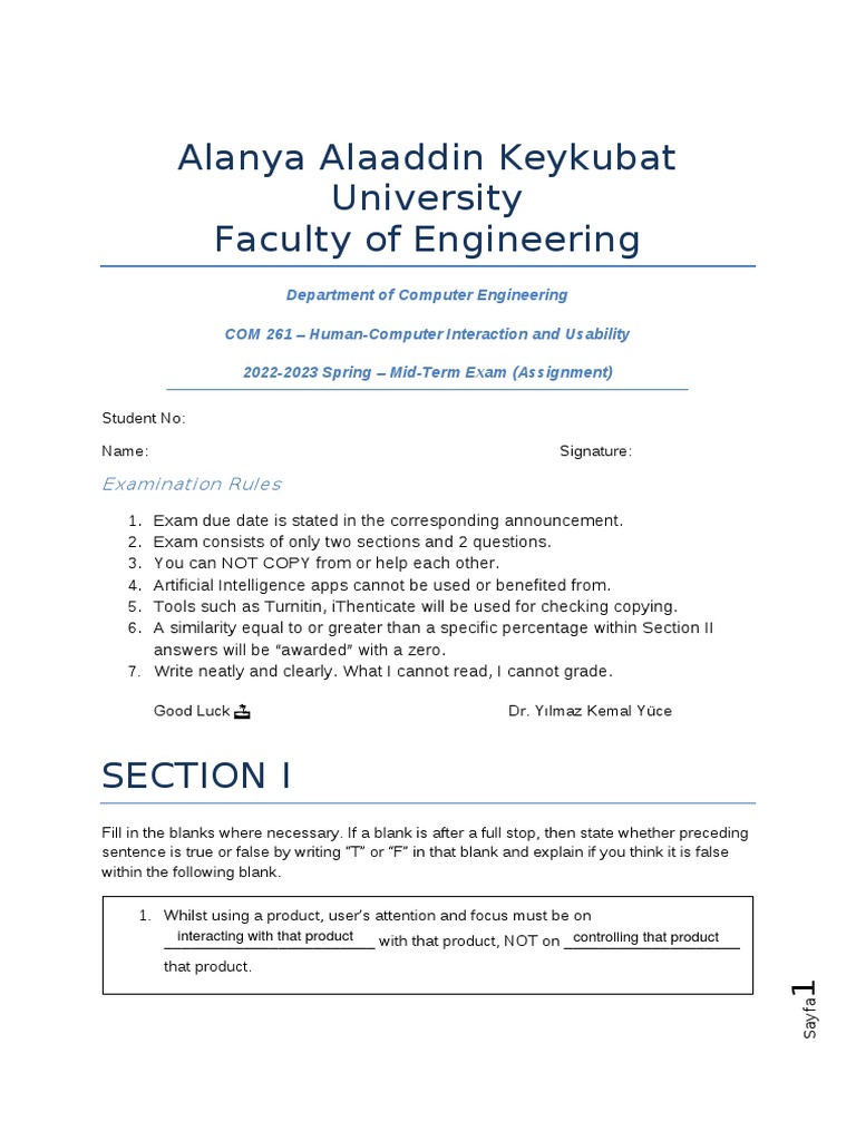 Midterm | PDF | Application Software | Feedback