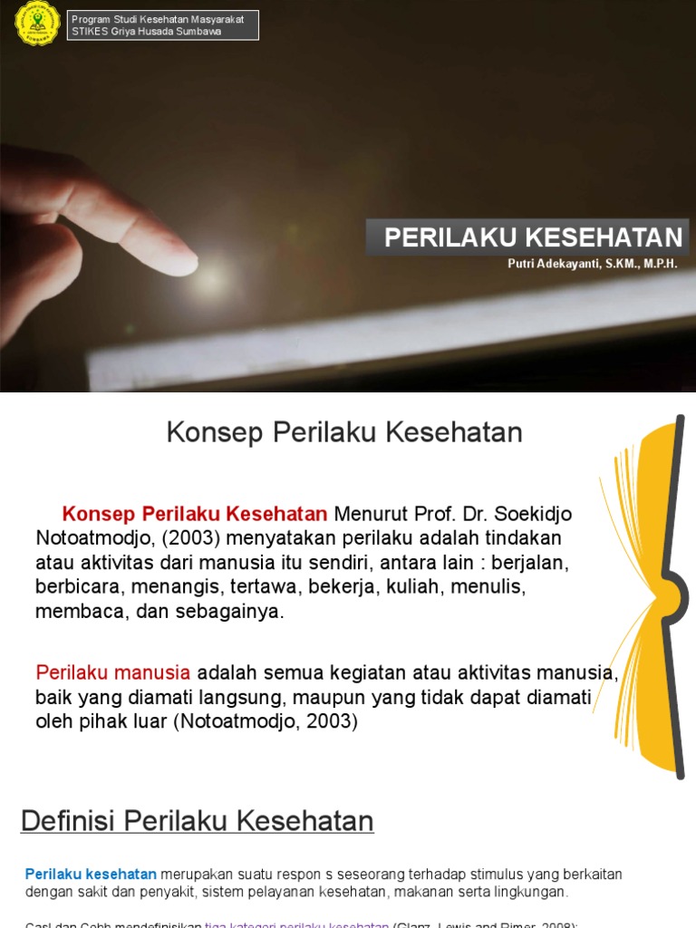 Determinan Perilaku Kesehatan Pdf