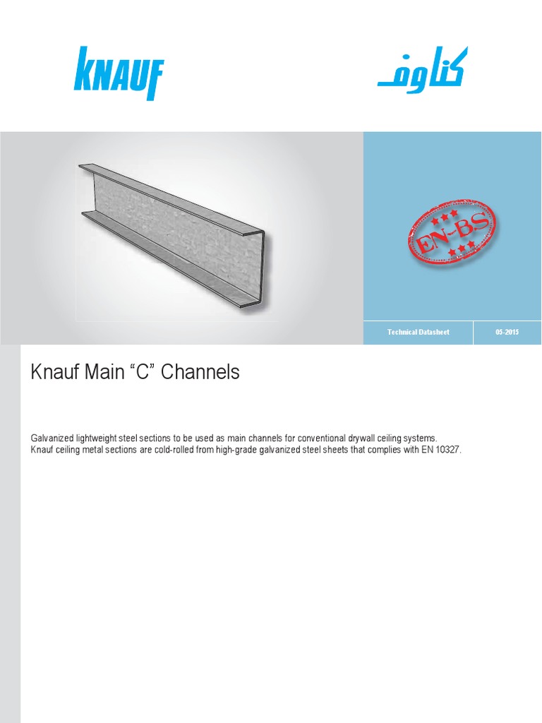 Knauf ENBS Main C Channel | PDF
