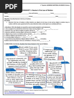 Bill Nye Motion Video Questions | PDF | Inertia | Force