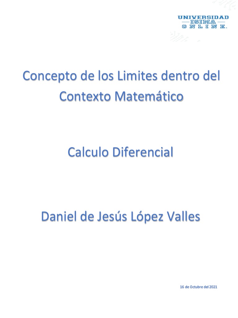 MAT1 S4 Ejercicios Daniel Lopez | PDF