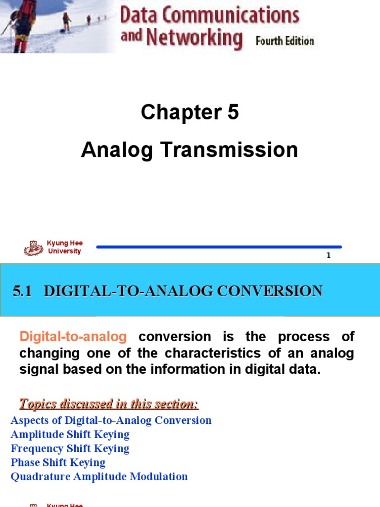 Chapter 5 Analog Transmission Pdf Modulation Frequency Modulation