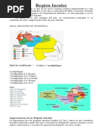 Región Insular de Venezuela | PDF