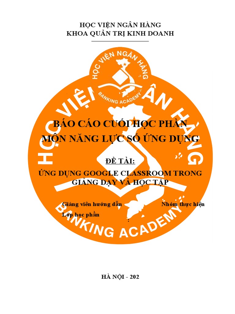 Nhóm 14 - Ứng Dụng Google Classroom Trong Giảng Dạy Và Học Tập | PDF