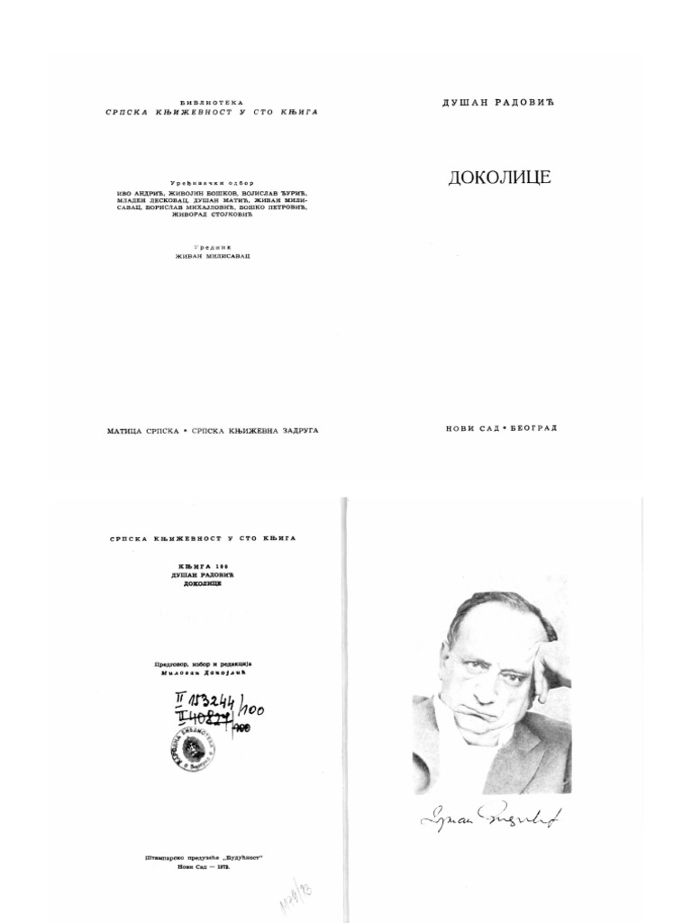 Dusko Radovic - Dokolice | PDF