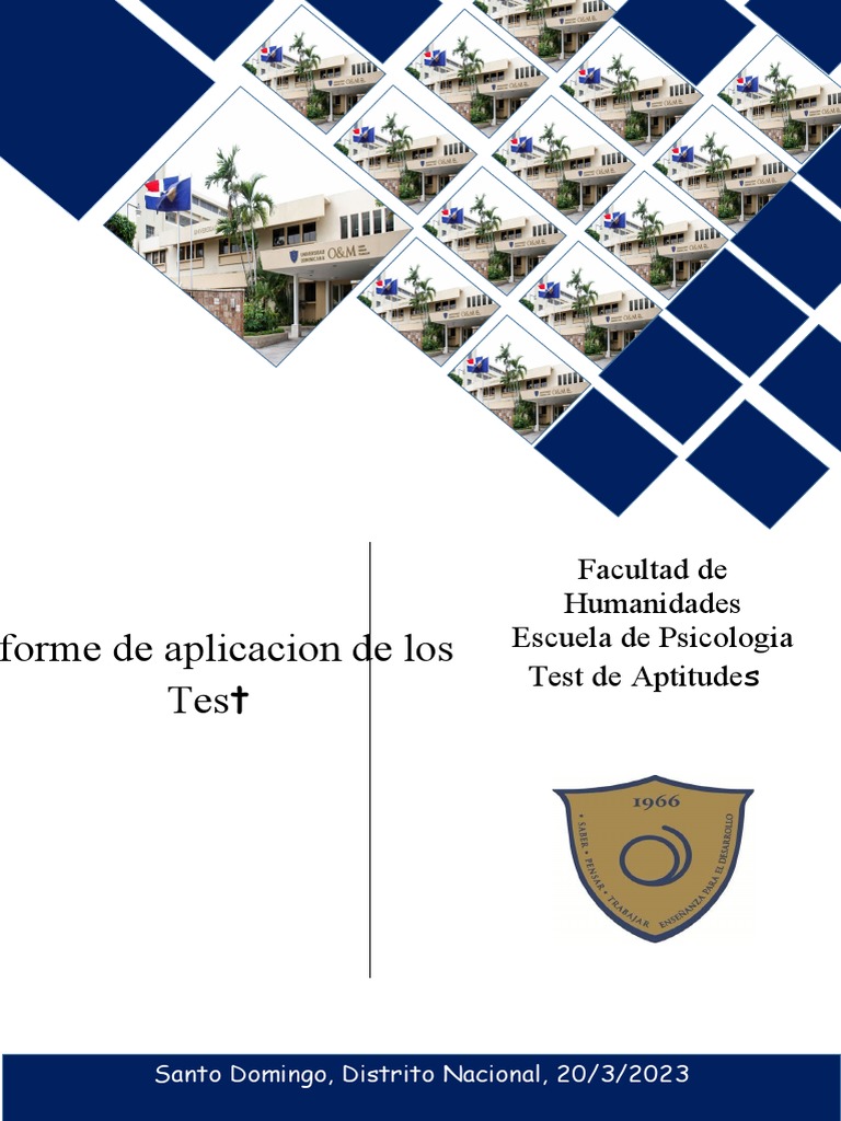 Informe del Test de Otis 2023 | PDF | Salud y bienestar