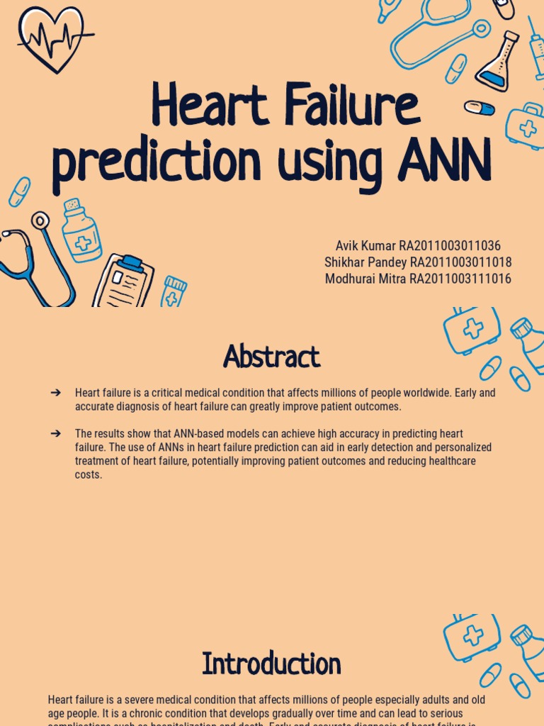 Heart Failure Prediction Using ANN | PDF | Artificial Neural Network | Applied Mathematics