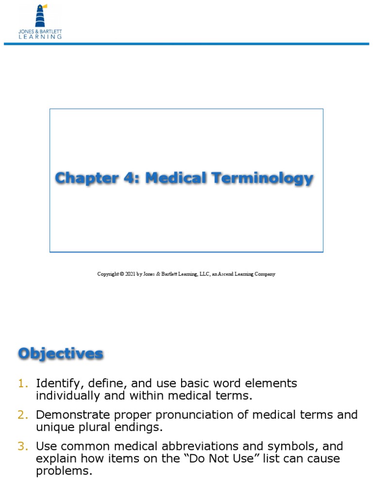 Chapter 4: Medical Terminology | PDF | Language Arts & Discipline ...