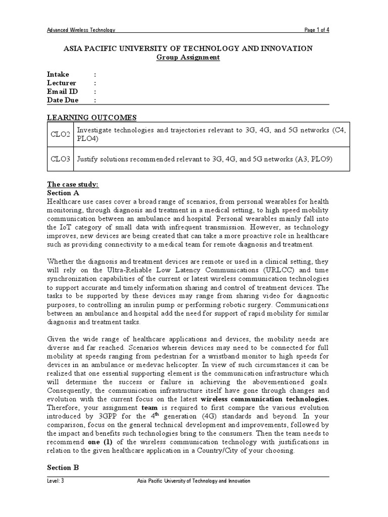 AWT-Assignment-Question OBE 26052021 Revised | PDF | Communication | Health Care