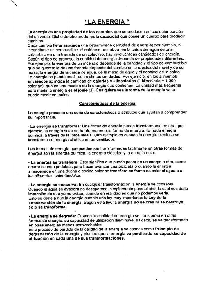 La Energia | PDF