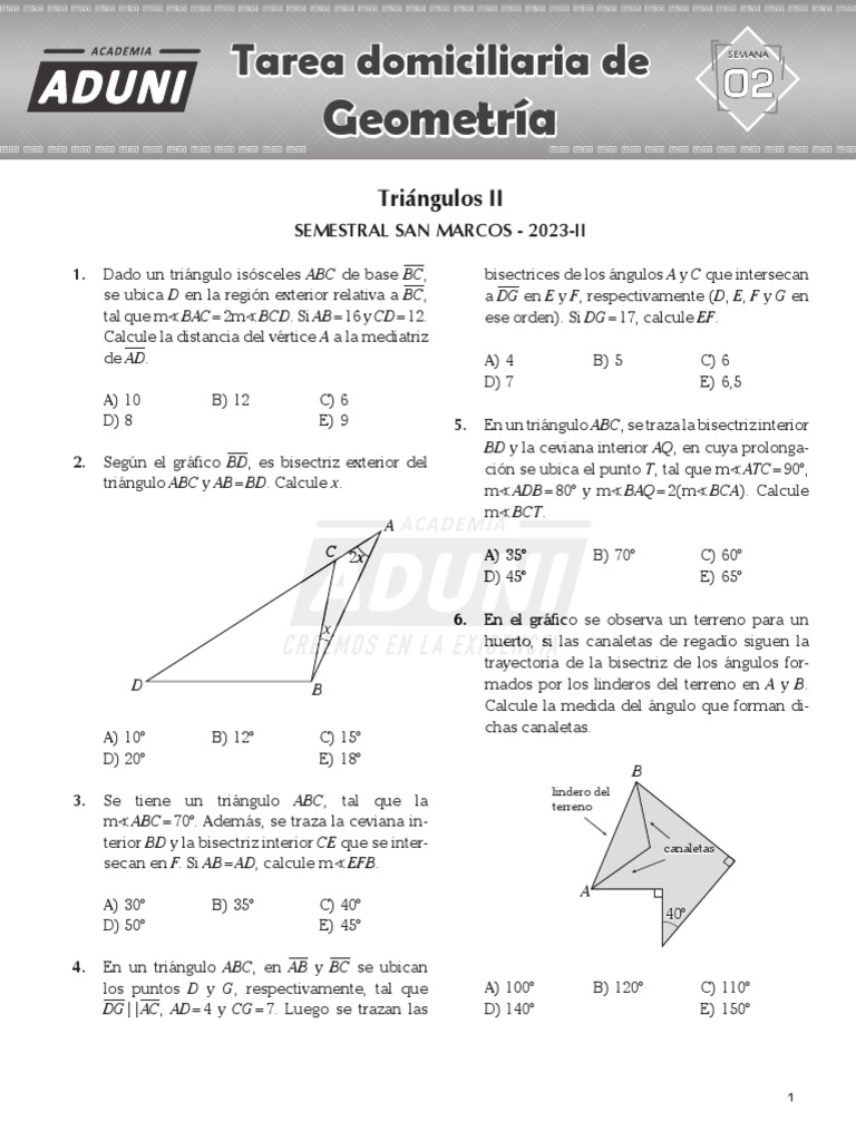 G SSM Dom Sem02 | PDF | Triángulo | Politopos